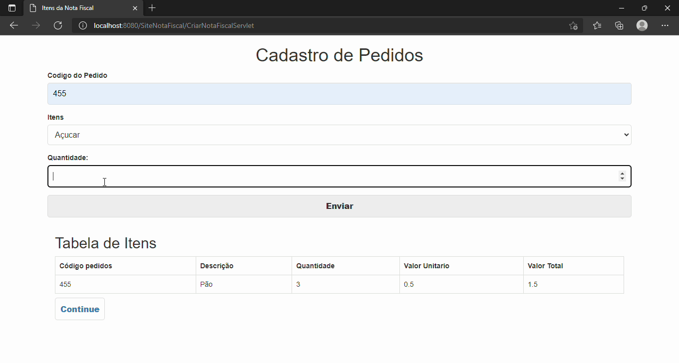 GitHub - VictorN7/CadastroDePedidos: Sistema de cadastro de pedidos, onde você escolhe os ...