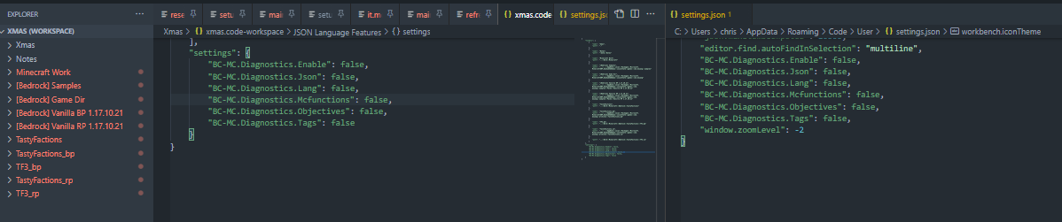 Diagnostics cannot be disabled · Issue #134 · Blockception/VSCode-Bedrock-Development-Extension ...
