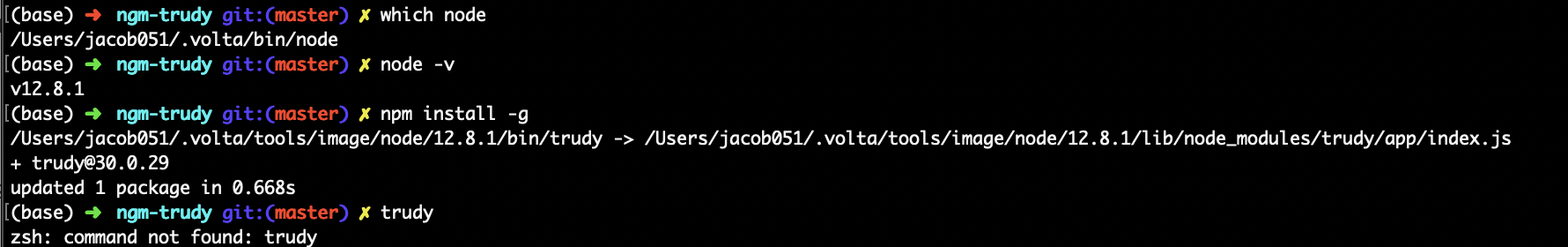 Issues with global install for local CLI tool · Issue #1159 · volta-cli/volta · GitHub