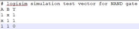 Cannot use "don't care" character "x" on inputs of the vector test ...