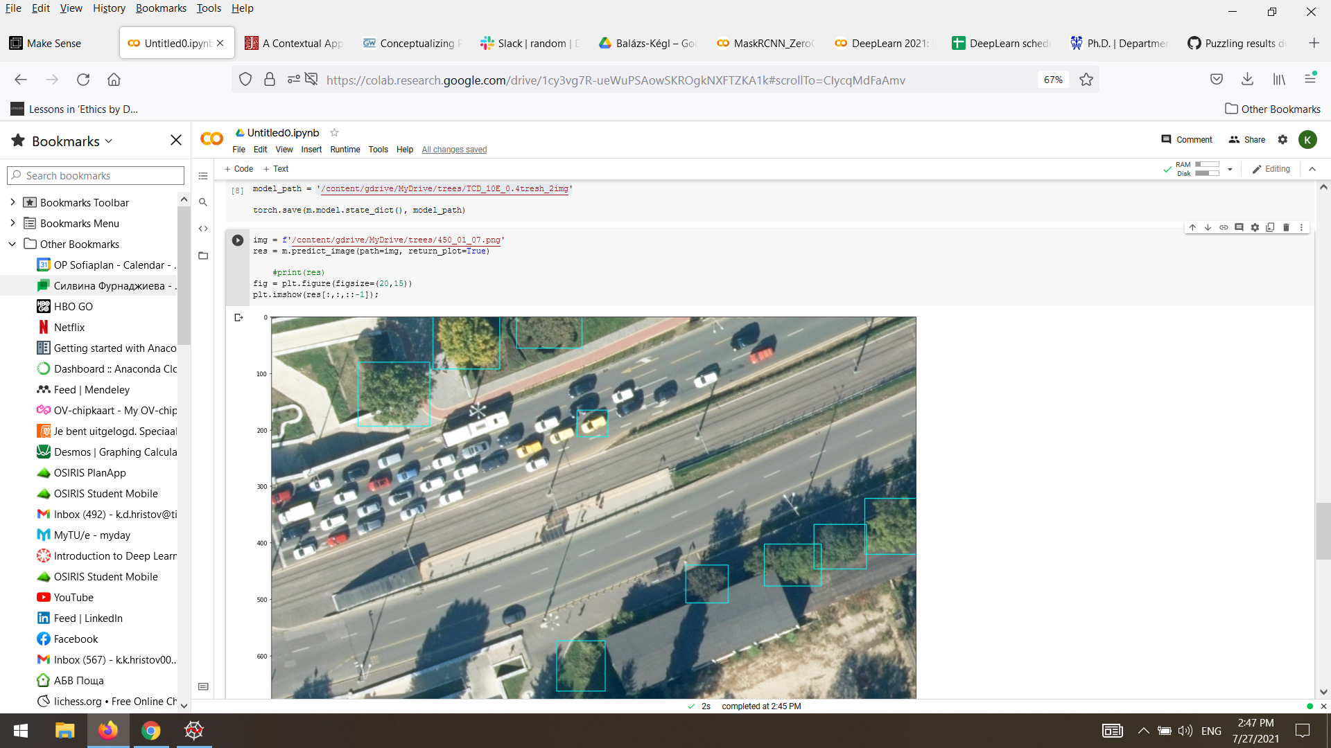 After saving the model, when restoring it from the file, I don't get the proper results · Issue ...
