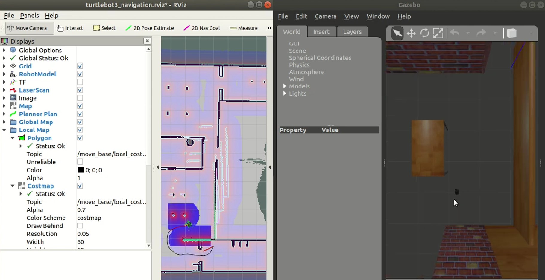 GitHub - ApoorvR04/TurtleSim_ROS: Turtlebot simulation on ROS.