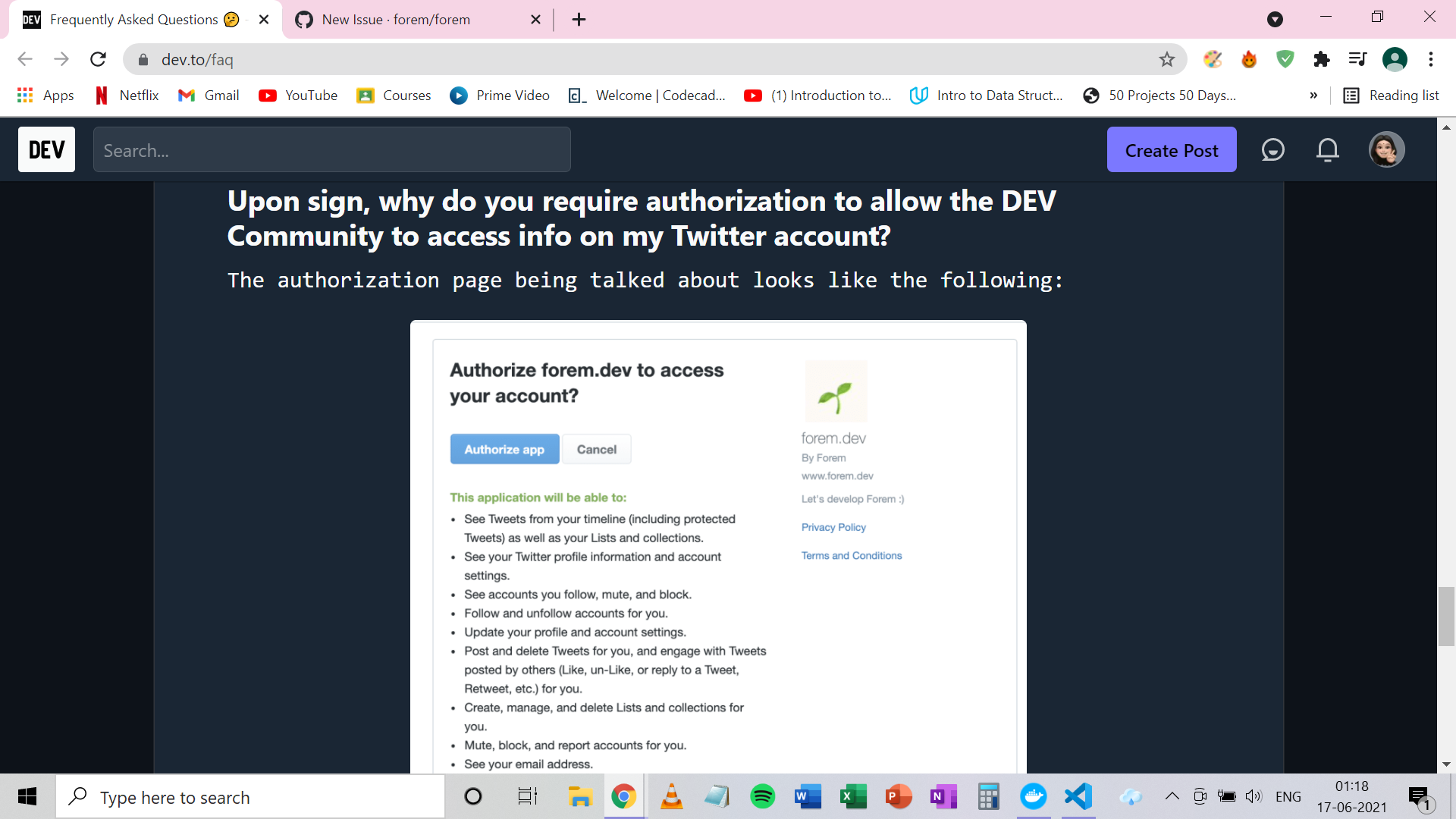 Typo in FAQ page · Issue #14004 · forem/forem · GitHub