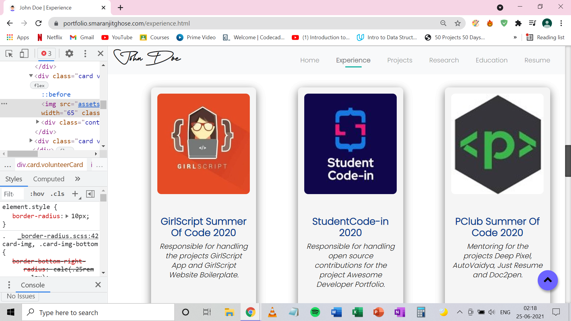 Decrease height of volunteer card images · Issue #793 · smaranjitghose ...