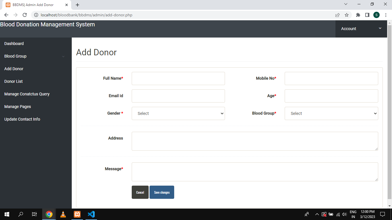 GitHub - supzi-del/blood-donation-management: Blood Bank Management ...
