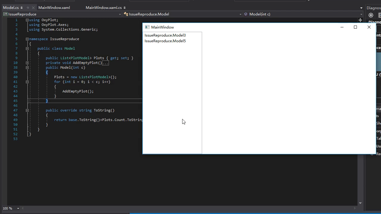 When Using Plotview In Datatemplate An Error Thrown This Plotmodel Is Already In Use By Some 0667
