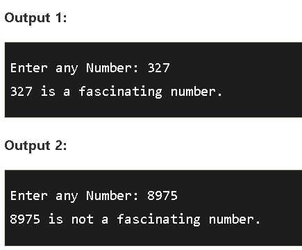 Fascinating Number or not · Issue #159 · SarthakKeshari/Java-Questions-and-Solutions · GitHub