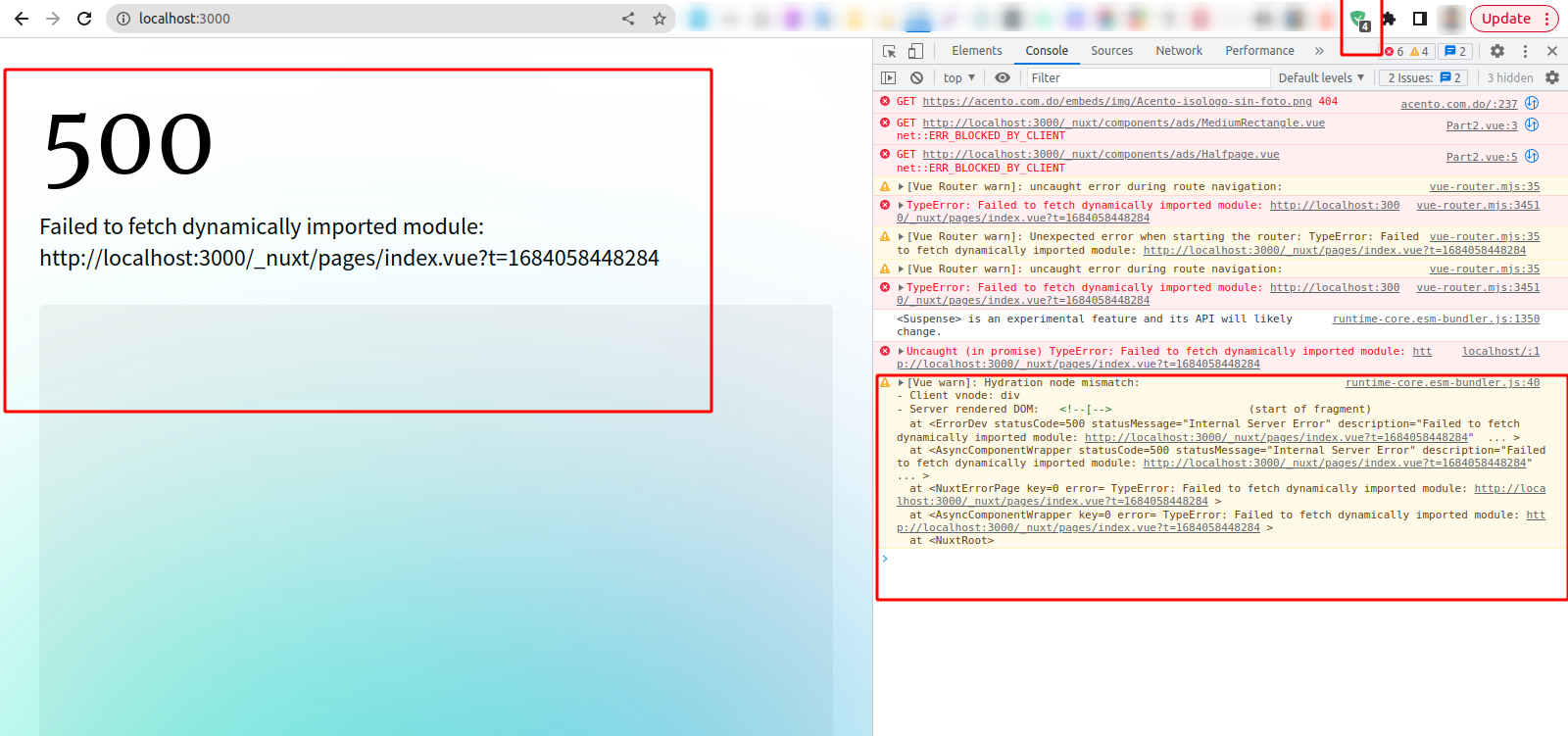 page is blank when i enable browser add blocker · Issue #20837 · nuxt/nuxt · GitHub