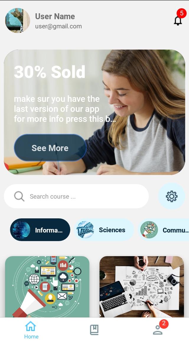 GitHub - mouloudelarram/E-learning-platform-by-react-native: E-learning ...