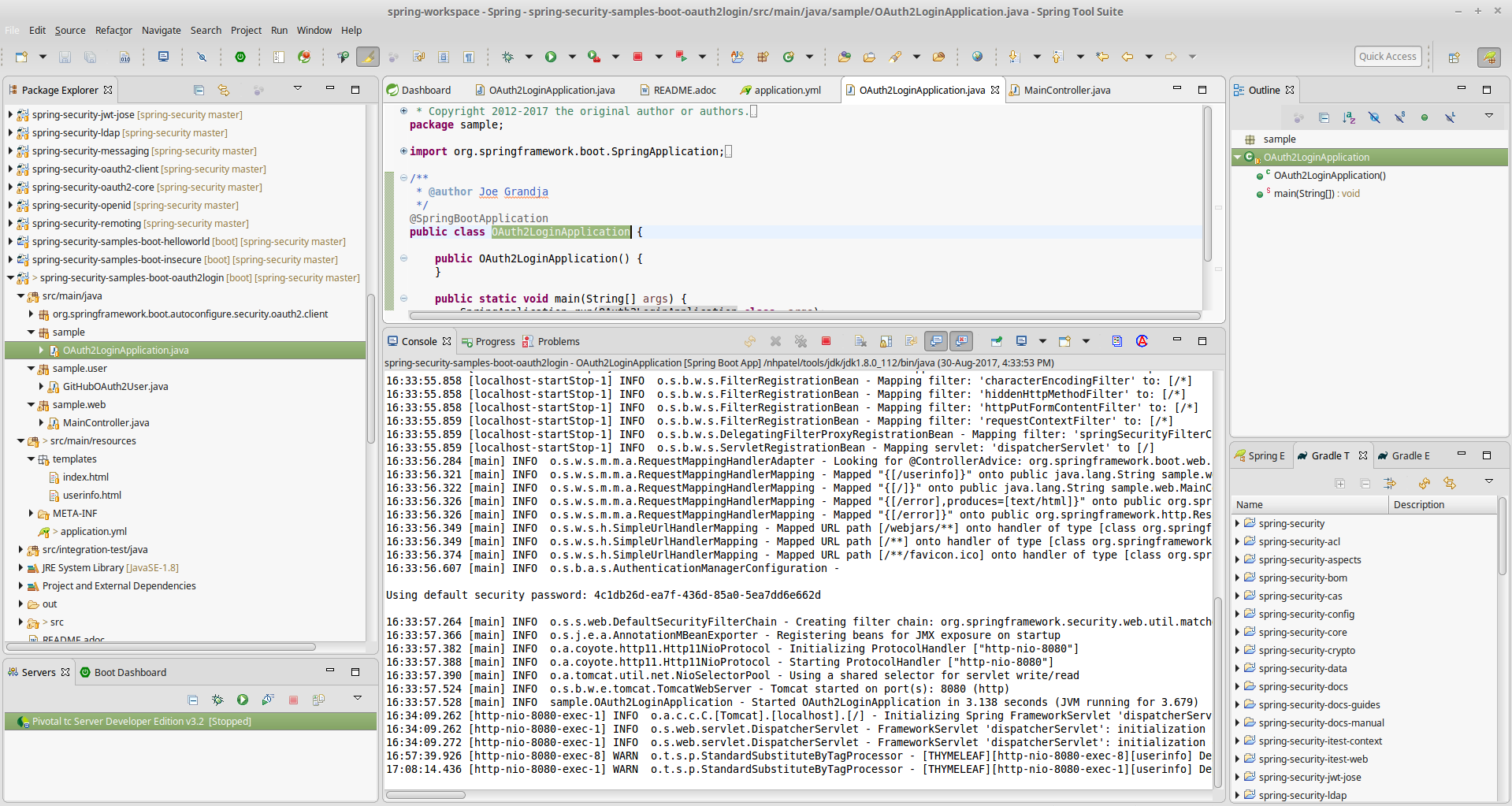 STS/Buildship error for oauth2login sample · Issue #4286 · spring-projects/spring-security · GitHub