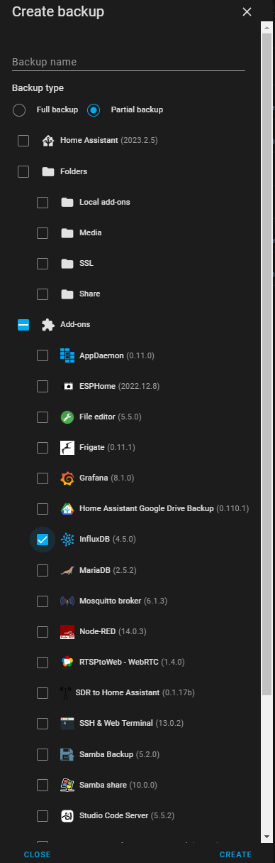 Backup error see supervisor (influxdb backup stuck) · Issue #82363 · home-assistant/core · GitHub