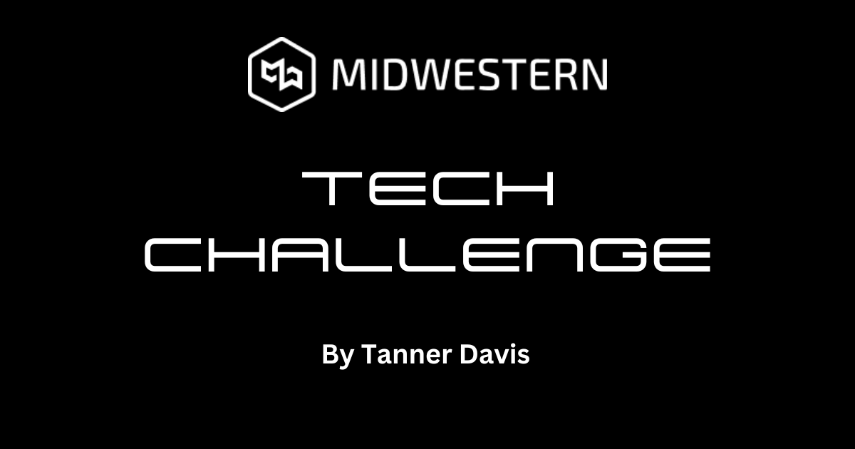 GitHub - Davis86t/tech-challenge-with-back-end: Midwestern Interactive take-home coding challenge