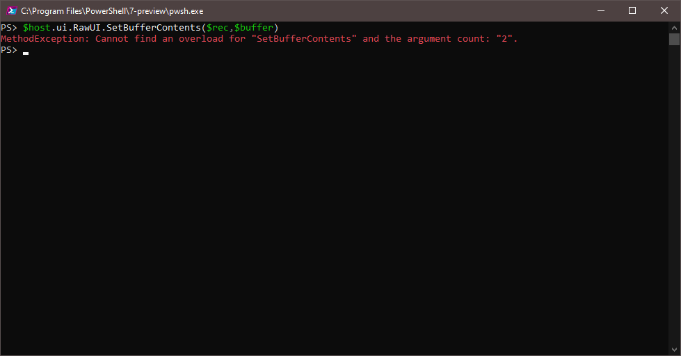 Exception incorrectly being thrown when using SetBufferContents with a Rectangle · Issue #18239 ...