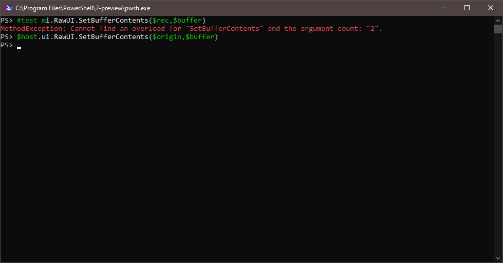 Exception incorrectly being thrown when using SetBufferContents with a Rectangle · Issue #18239 ...