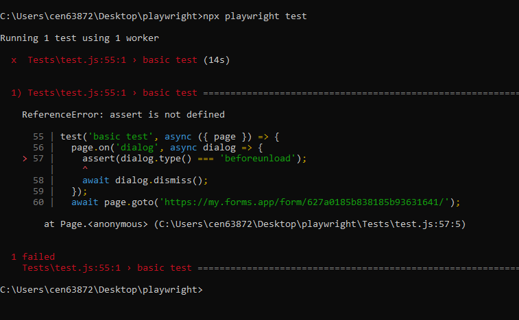 [Question] Handle beforeunload dialog · Issue #14305 · microsoft/playwright · GitHub