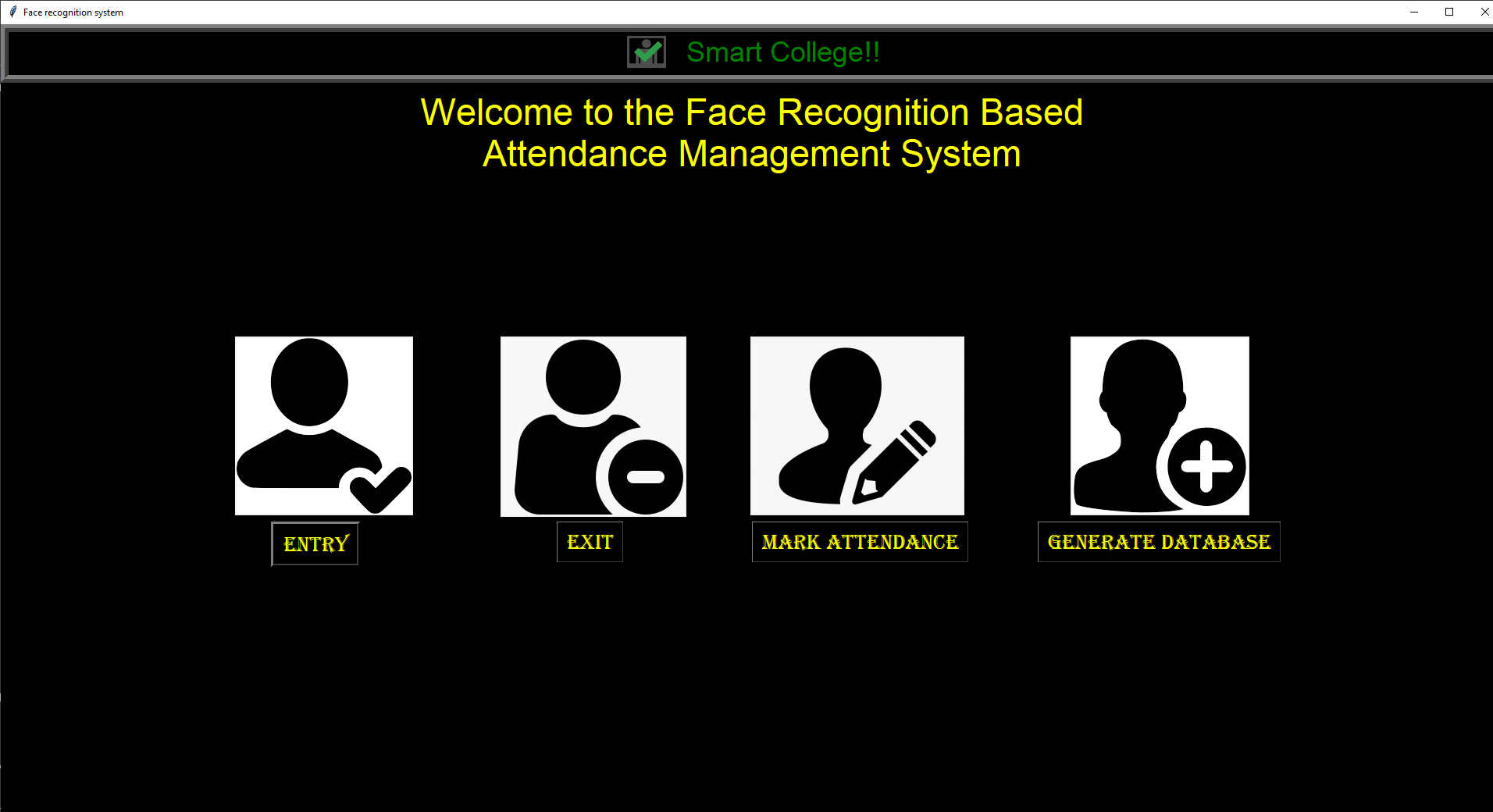 GitHub - Mananya-Gaur/Face-Recognition-Attendance-Management-System: An ...