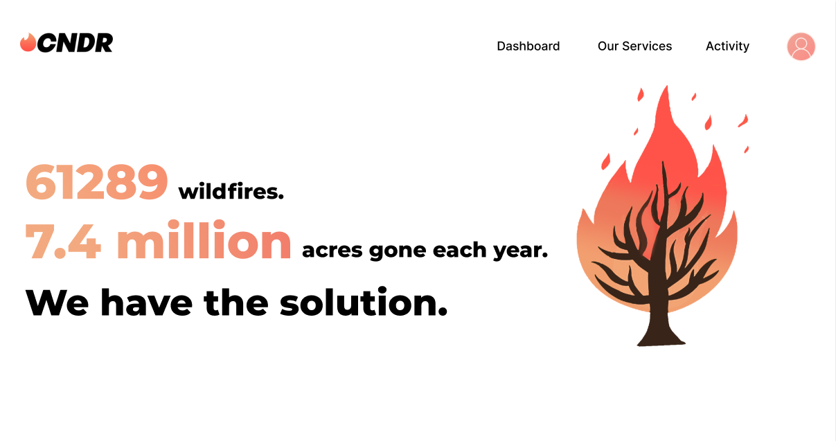 GitHub - jadenpxrk/CNDR: Hack The North 2022 | A web application that ...