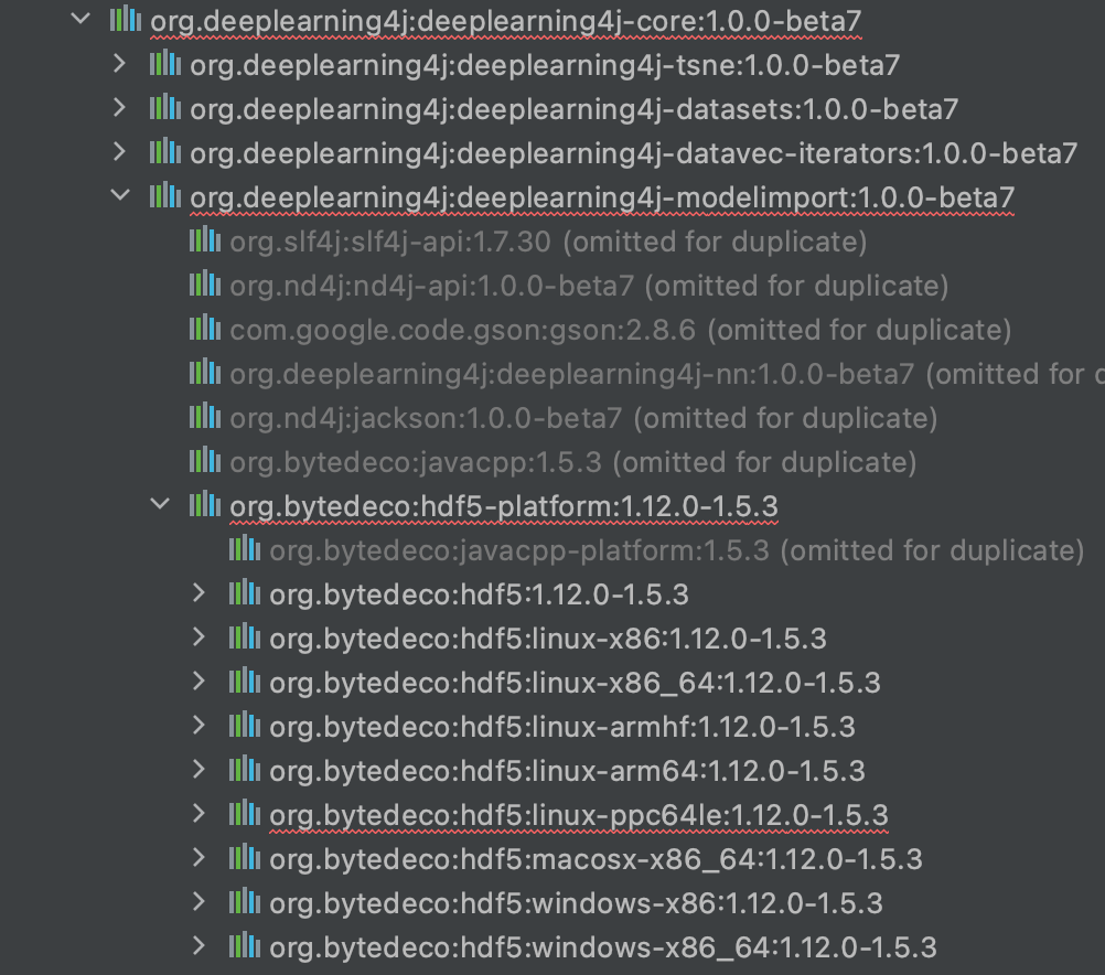 Maven cannot resolve dependency "org.bytedeco:hdf5:1.12.0-1.5.3" for "DL4J-Core 1.0.0-beta7 ...