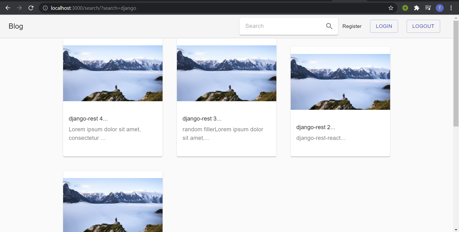 GitHub - RevTpark/First_DRF_React_App: My first try at integrating DjangoREST Framework Backend ...