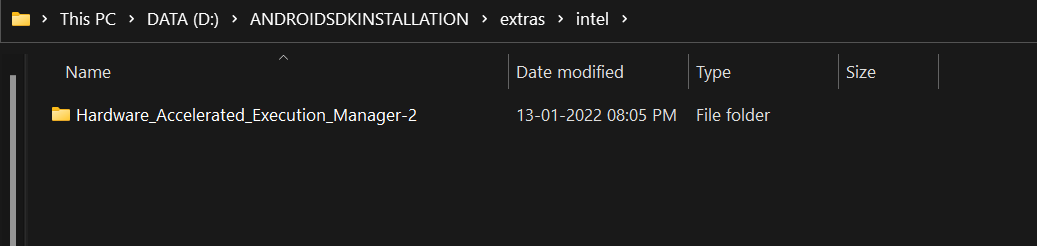 Not able to install Intel HAXM neither by Android SDK Manager nor ...