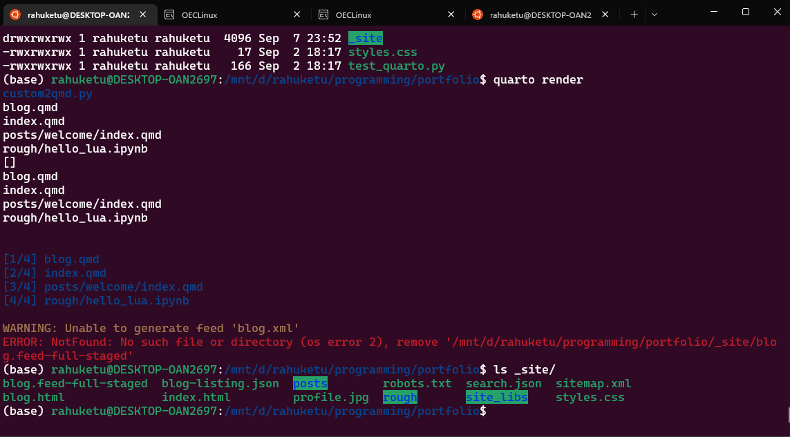 Access denied with RSS-feed when blog listing is not index.html · Issue #1131 · quarto-dev ...