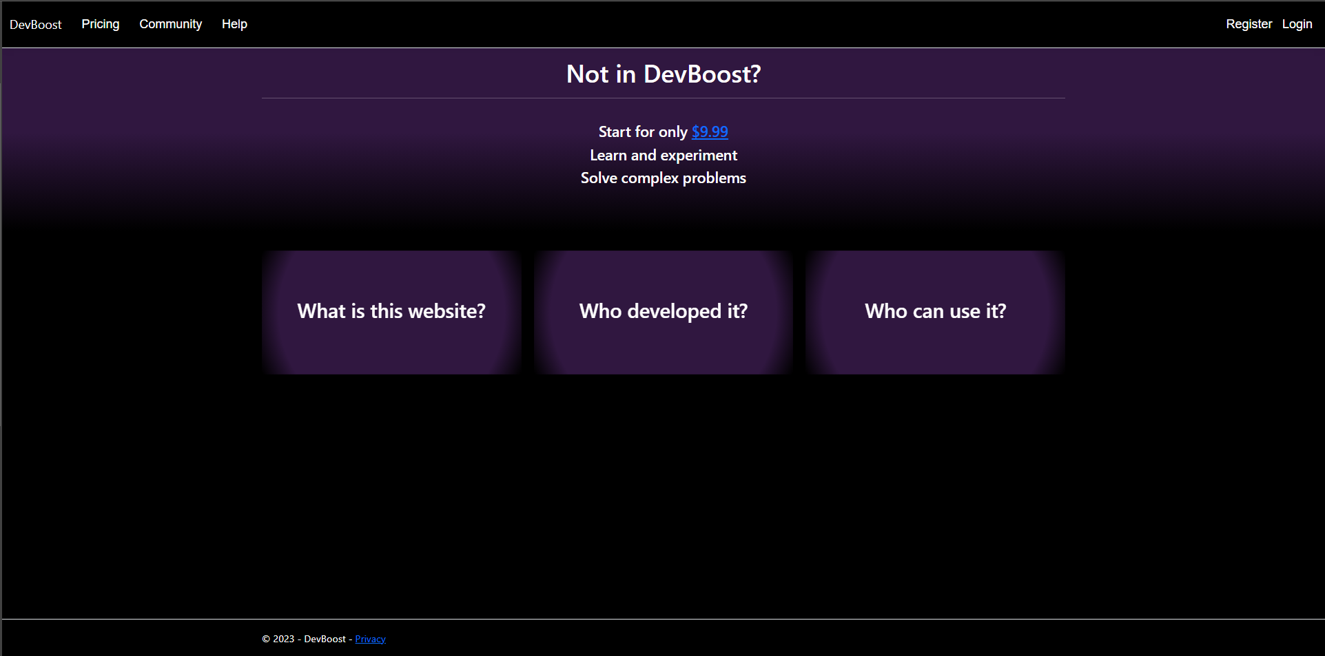 GitHub - vasioo/DevBoostWebsite