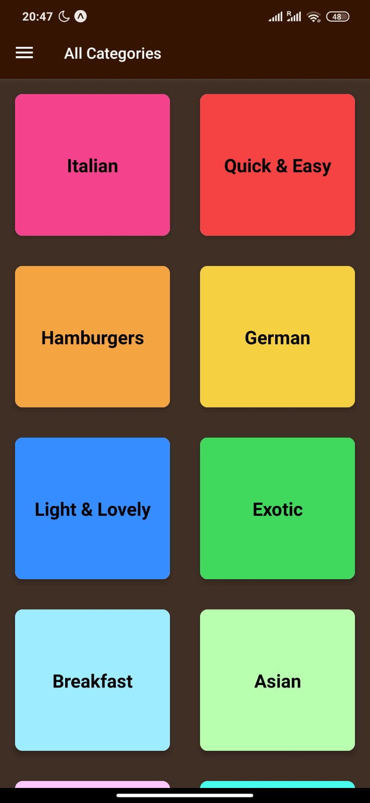 GitHub - lemansn/Meals-App