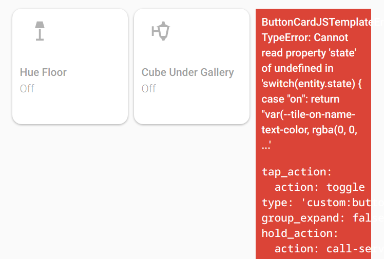 Handle missing entity · Issue #461 · custom-cards/button-card · GitHub