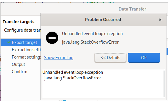 Export data window crashes occasionally · Issue #18941 · dbeaver/dbeaver · GitHub
