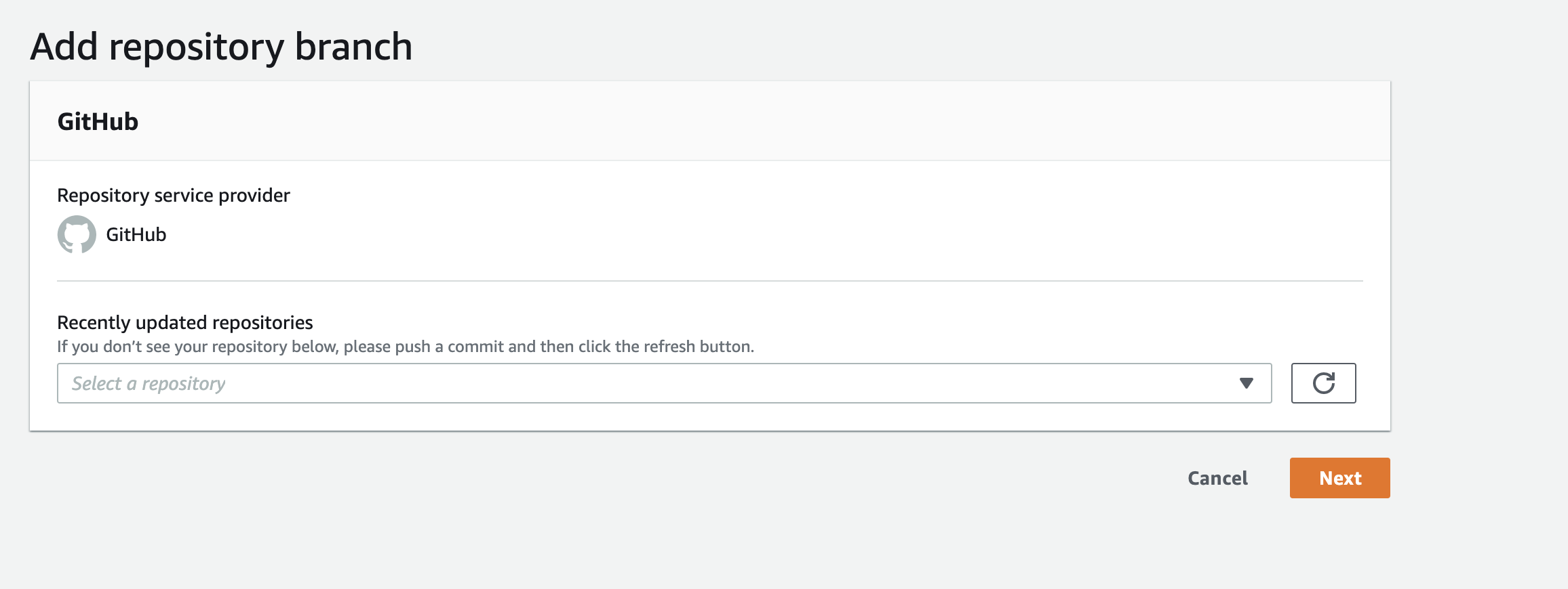 Cannot select BitBucket with Connecting a frontend web app · Issue #613 · aws-amplify/amplify ...