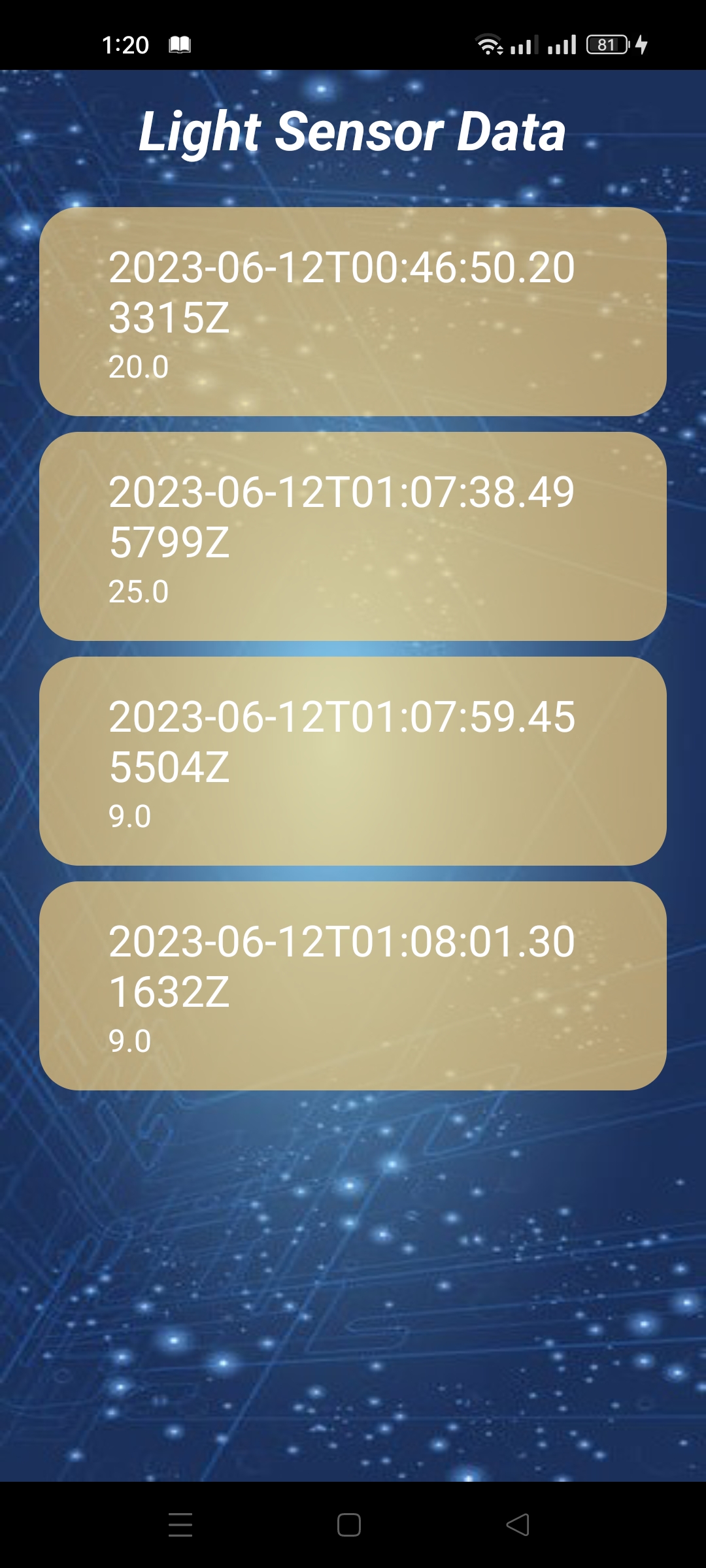 Github Muntasir89 Sensor App This App Reads And Stores Four Sensor