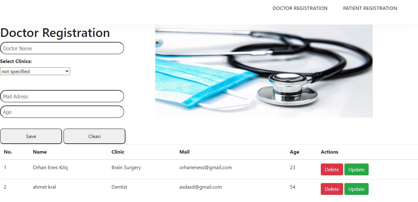 GitHub - ORHANENESKILIC/Hospital-Registration-System: System developed ...