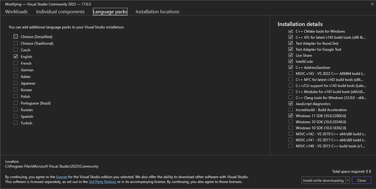 [severe bug] vcpkg can't find Visual Studio 2022 english instance, can't install any packages ...