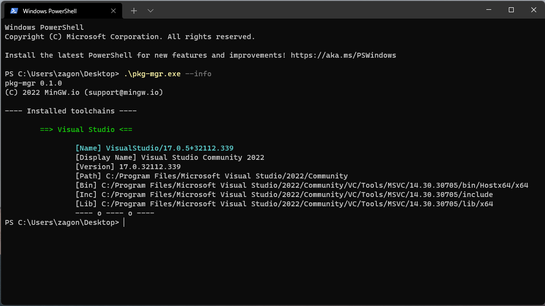 [severe bug] vcpkg can't find Visual Studio 2022 english instance, can't install any packages ...