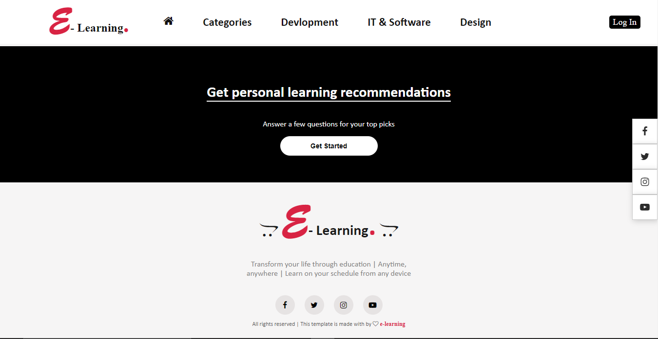 GitHub - boorge/E-Learning-Website