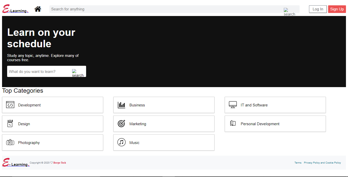 GitHub - boorge/E-Learning-Website