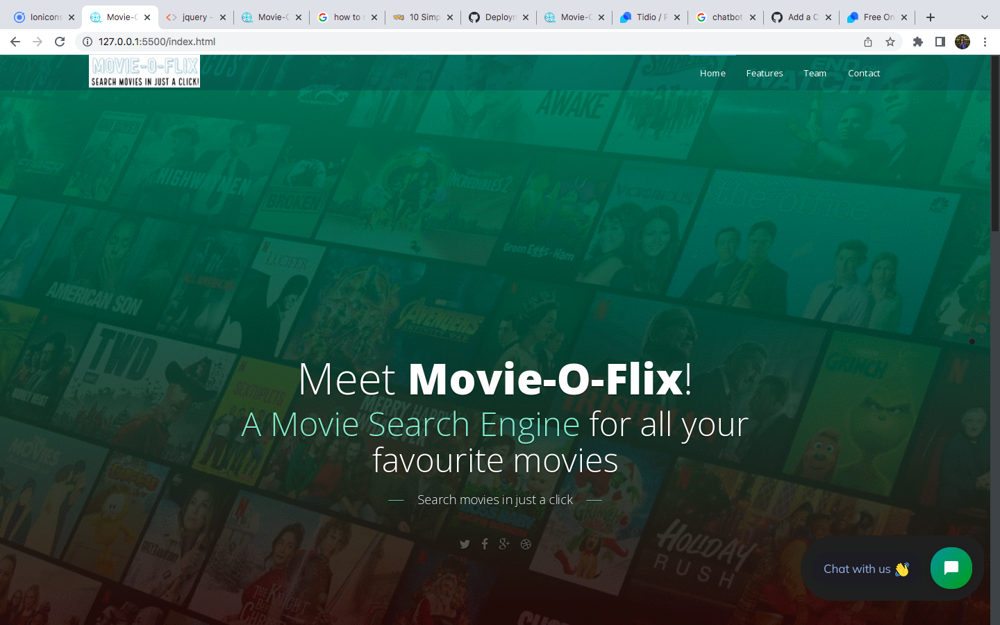 Add a ChatBot Assistant · Issue #7 · shamvi-05/Movie-O-Flix · GitHub