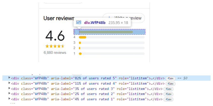 [Google Search API] "product_result" ratings ratios not ordered correctly · Issue #245 · serpapi ...