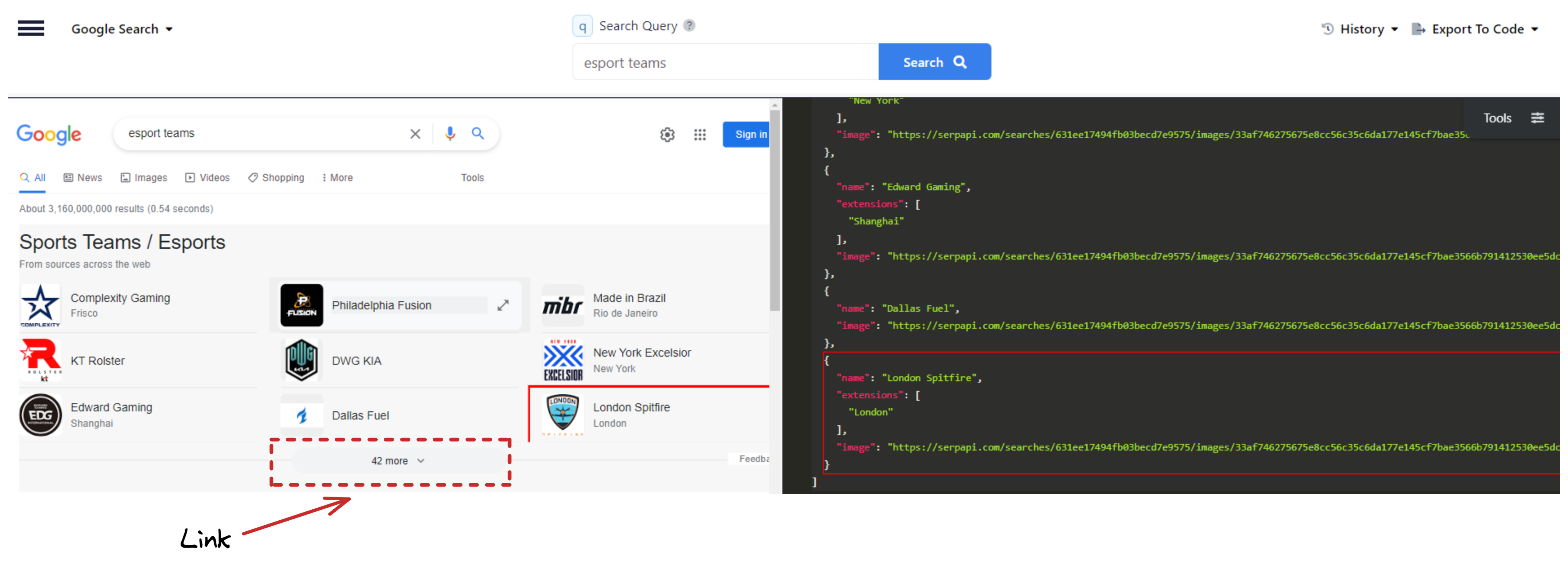 [Google Search API] Support "X more results" button for `answer_box` · Issue #326 · serpapi ...