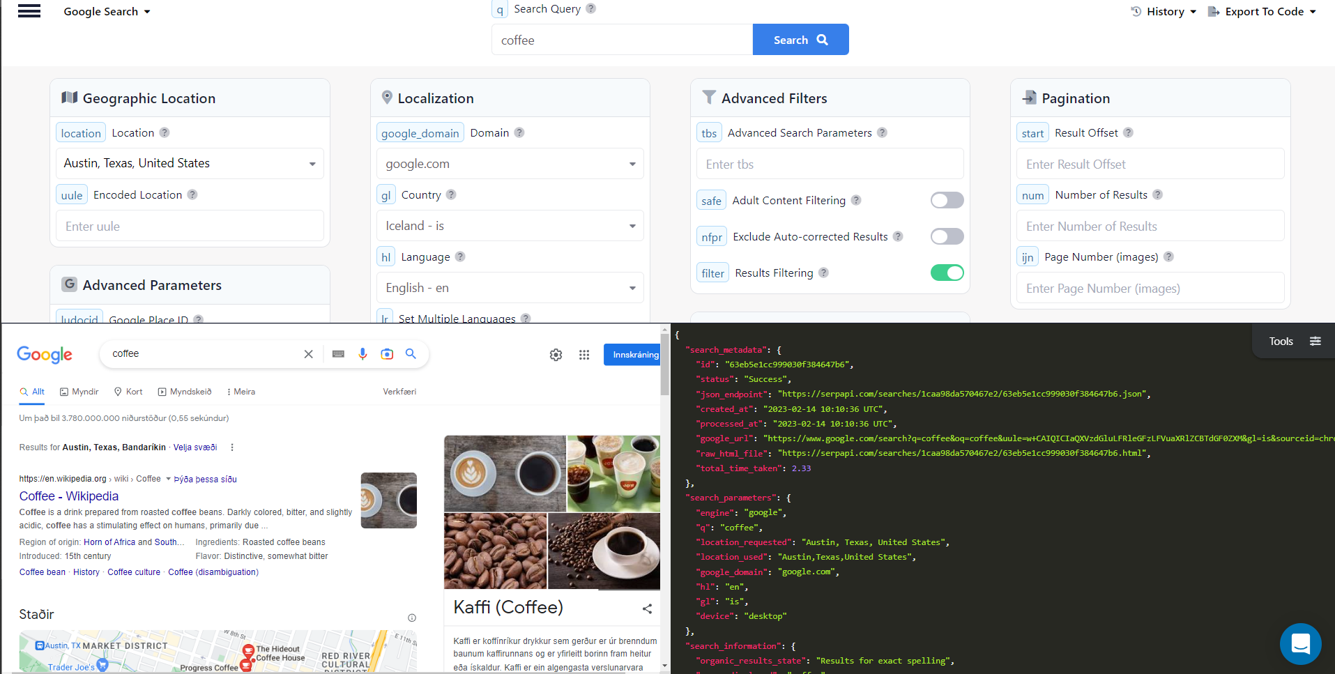 [Google Search API] `hl` parameter has no effect on search results' language · Issue #643 ...