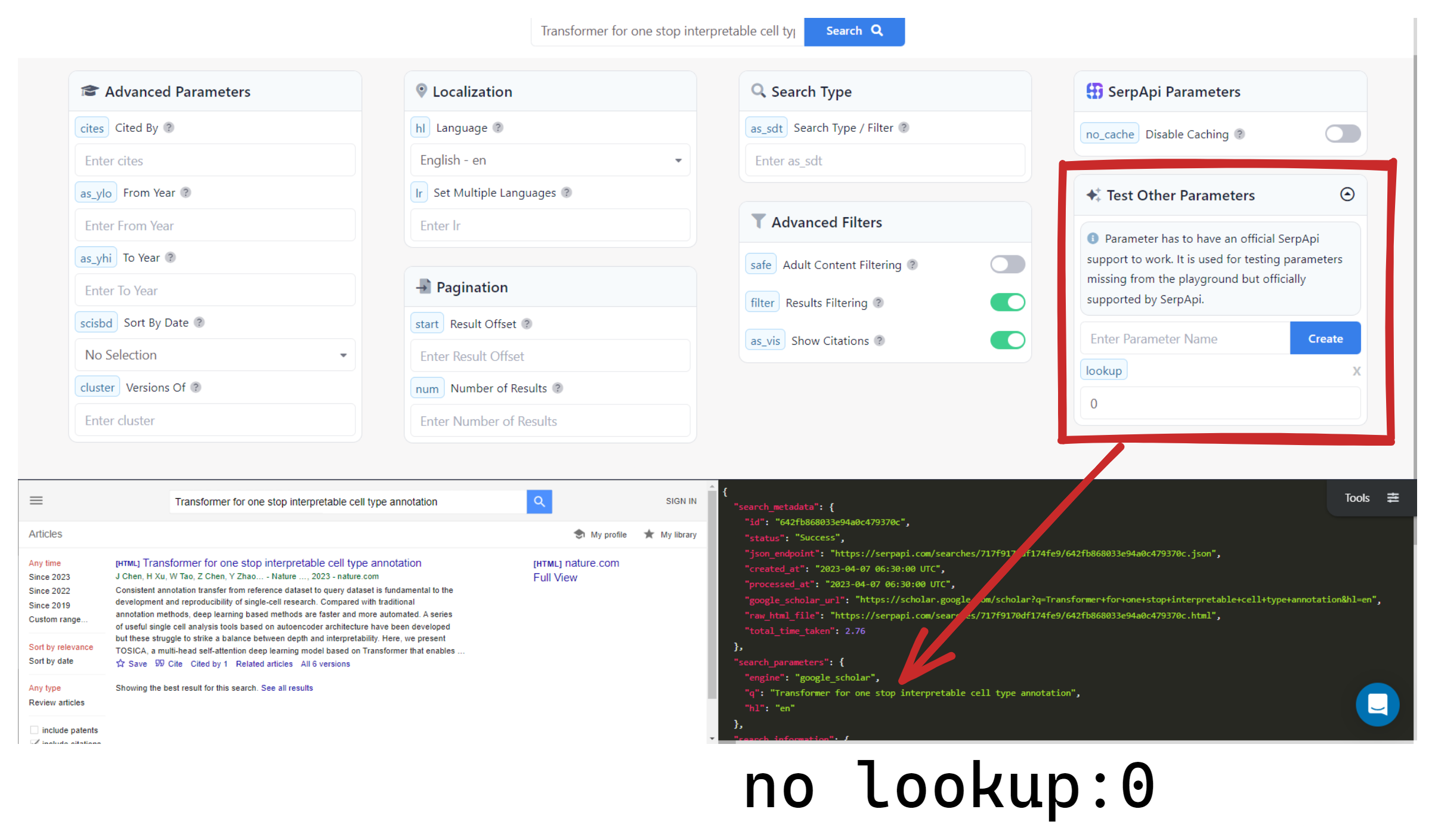 [Google Scholar] Support lookup Parameter on Google Scholar API · Issue ...