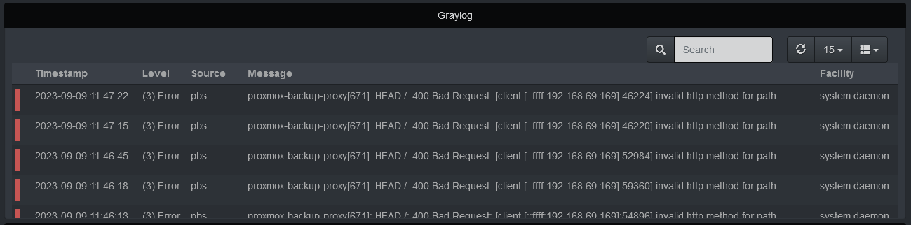 [feature Request] Can We Set The Proxmox Backup Server Widget To Get Instead Of Head By Default