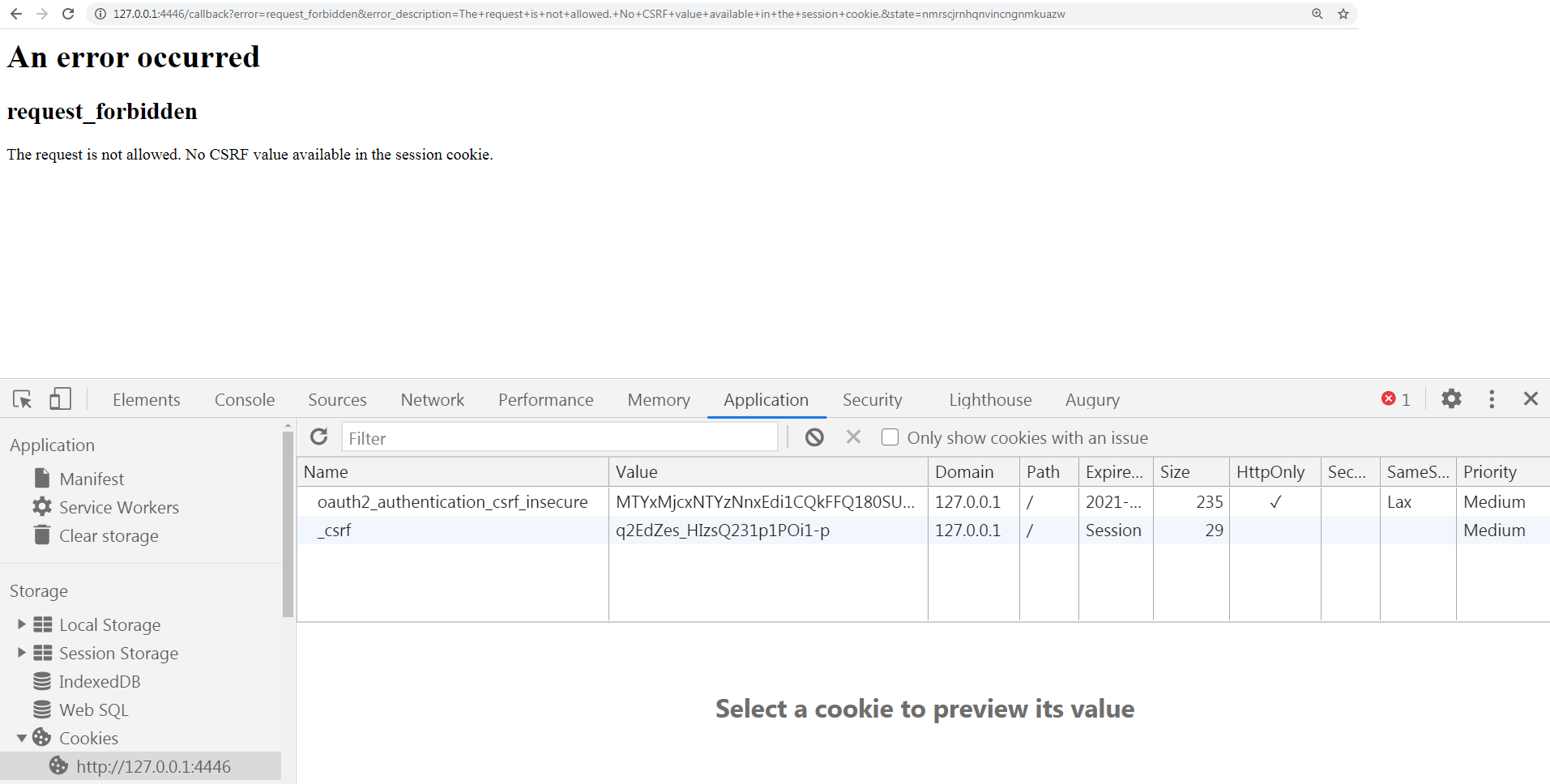 No CSRF value available in the session cookie · Issue #2345 · ory/hydra ...