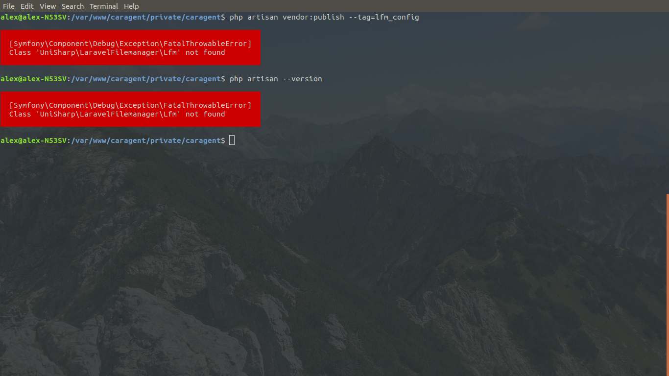 Can't install, Class 'UniSharp\LaravelFilemanager\Lfm' not found · Issue #627 · UniSharp/laravel ...