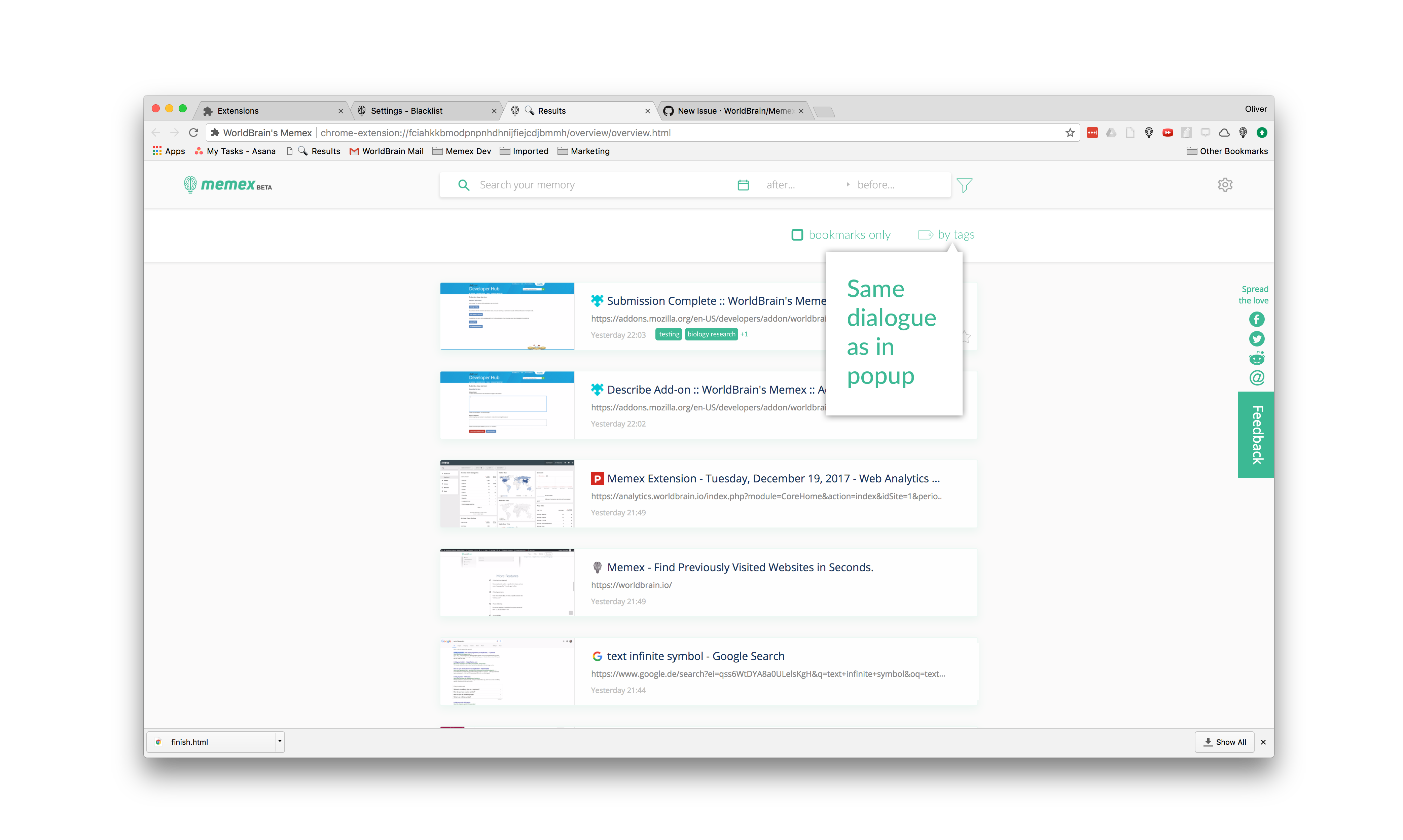 Feature: Tagging · Issue #237 · WorldBrain/Memex · GitHub