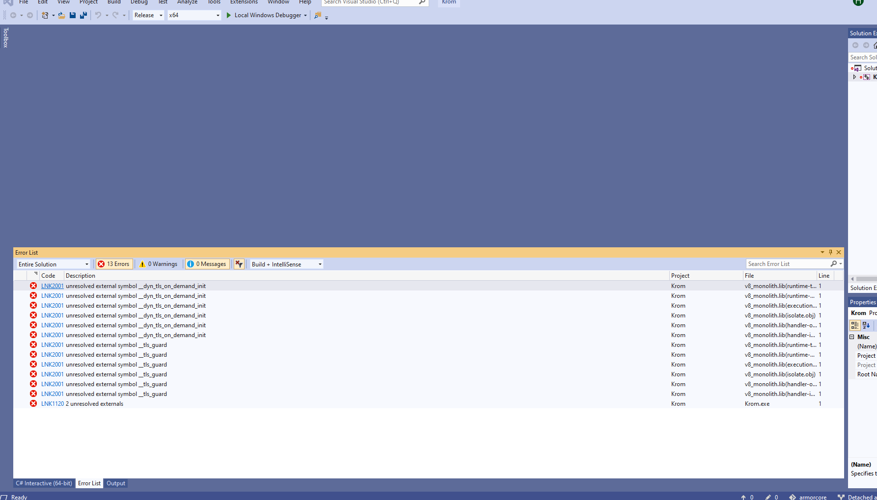 Build Error · Issue #824 · armory3d/armortools · GitHub