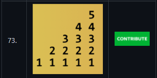 Code | Numeric Pattern 73 · Issue #382 · openAOD/Python-PatternHouse · GitHub