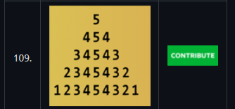 Code | Numeric Pattern 109 · Issue #418 · openAOD/Python-PatternHouse · GitHub
