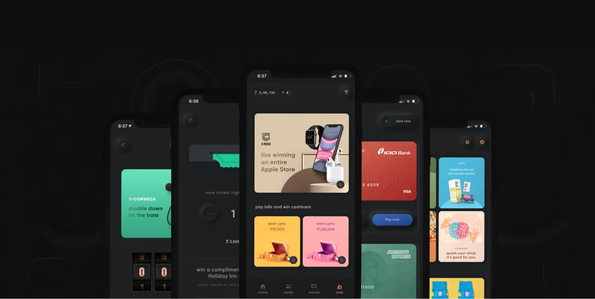 GitHub - eshan1925/CredUI-clone: CRED UI Clone website using React