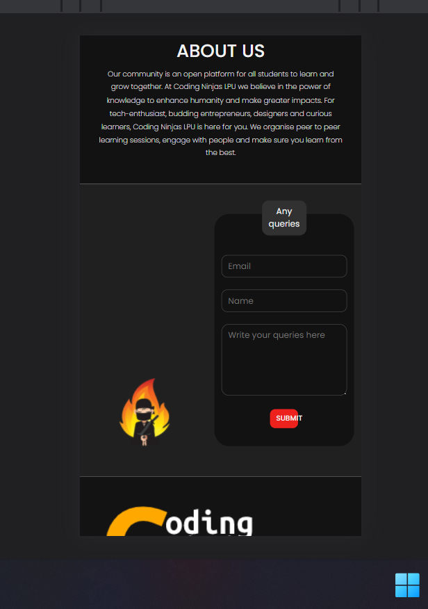 Make query section responsive in home page · Issue #64 · CodingNinjas ... Make query section responsive in home page · Issue #64 · CodingNinjas ...